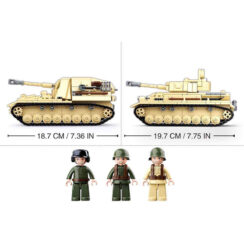 Sluban Large German Tank Bricks Toy- MyLoveHoney Toys